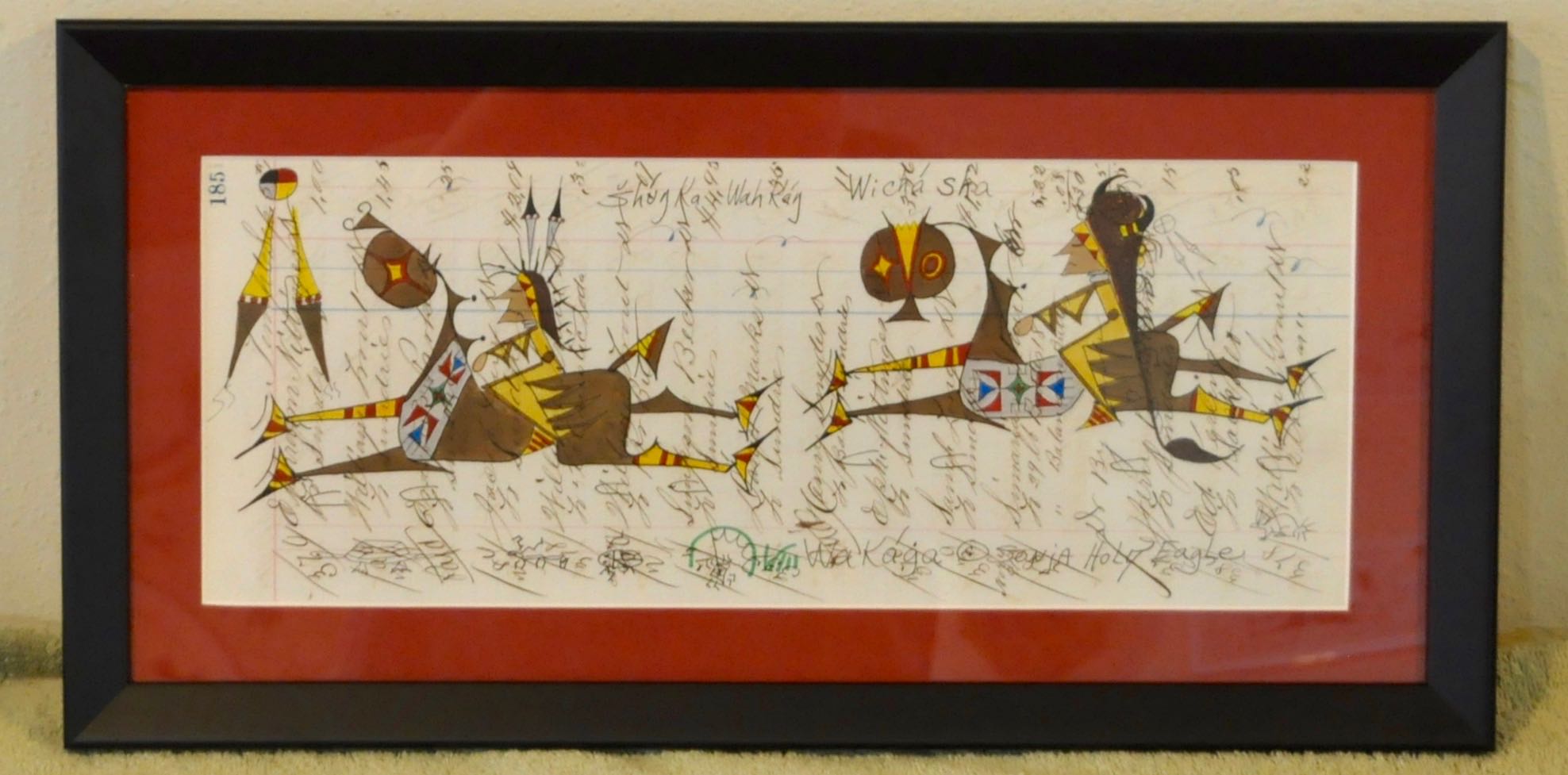 Traditional Hide Paintings and art in Rapid City SD - Dakota Drum